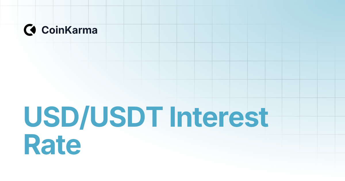 USD/USDT Interest Rate | CoinKarma